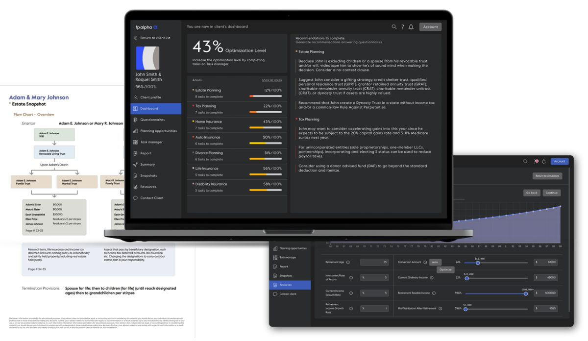 A Truly Comprehensive Advanced Planning Platform - FP Alpha